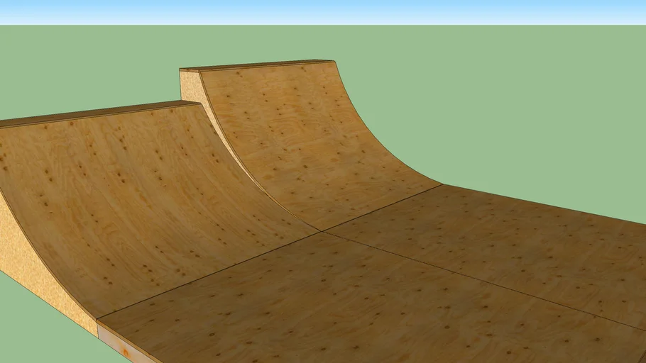 Double Half-Pipe | 3D Warehouse