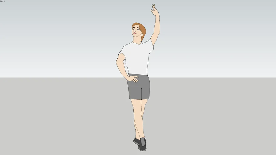2D Male Dancer | 3D Warehouse