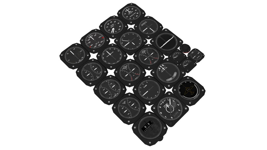 aircraft instruments | 3D Warehouse