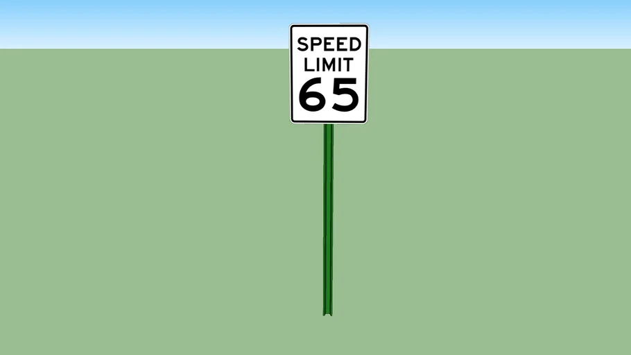 Speed Limit 65 | 3D Warehouse