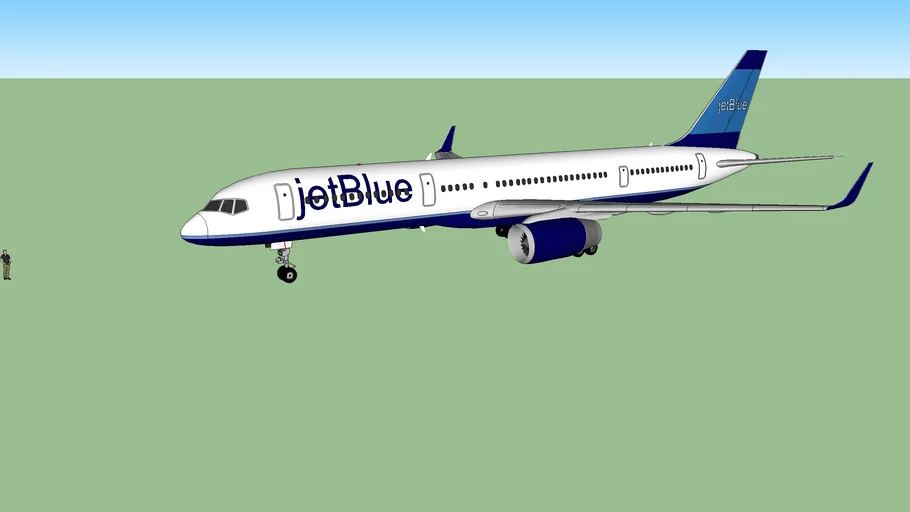 New jetBlue 727-200 | 3D Warehouse