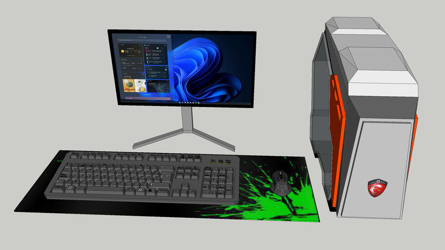 Computadora gamer | 3D Warehouse