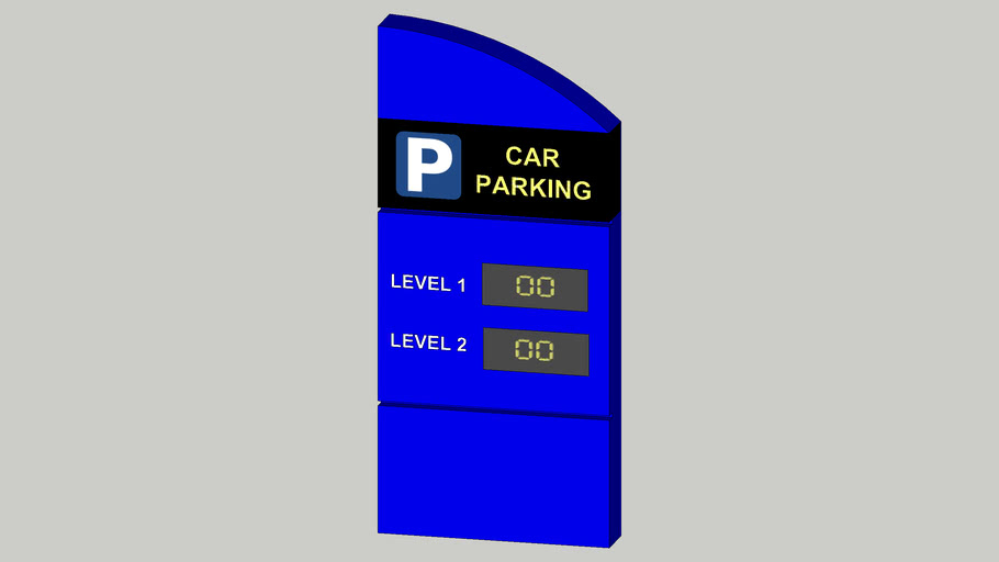 Parking Display Counter | 3D Warehouse