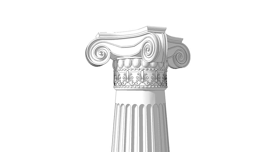 Ionic_Column_Fluted | 3D Warehouse