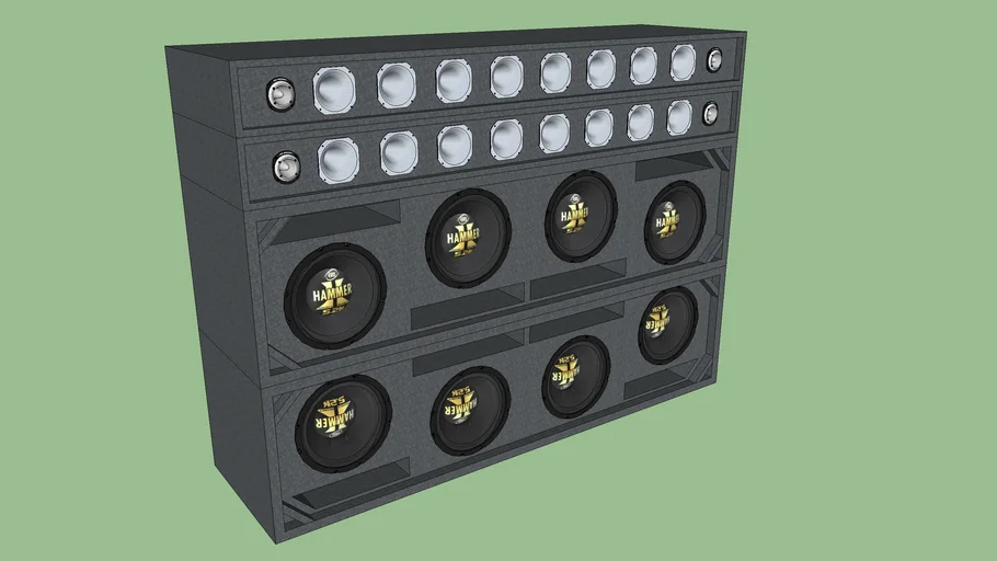 Caixa de som Completa. | 3D Warehouse