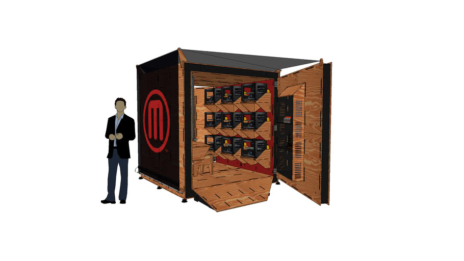 HOME MICRO FACTORY - (CNC cut space to customize) | 3D Warehouse