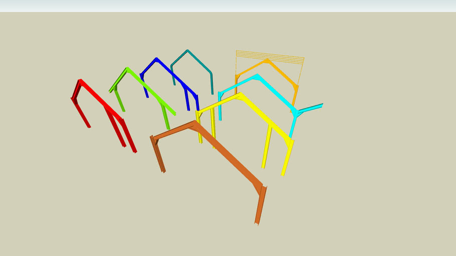 Portal Frame Types | 3D Warehouse