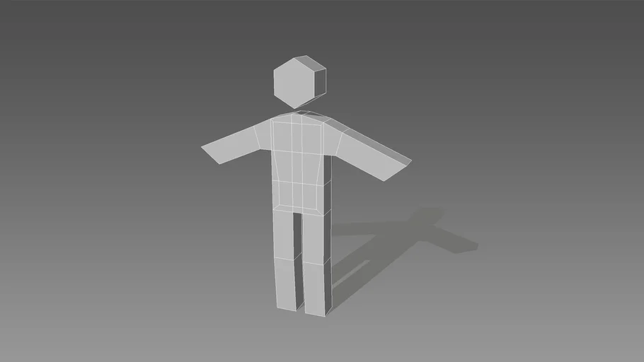 Low-polygon Stylized Human | 3D Warehouse