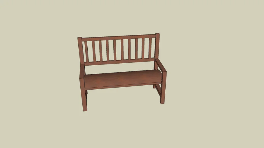 bench1 | 3D Warehouse