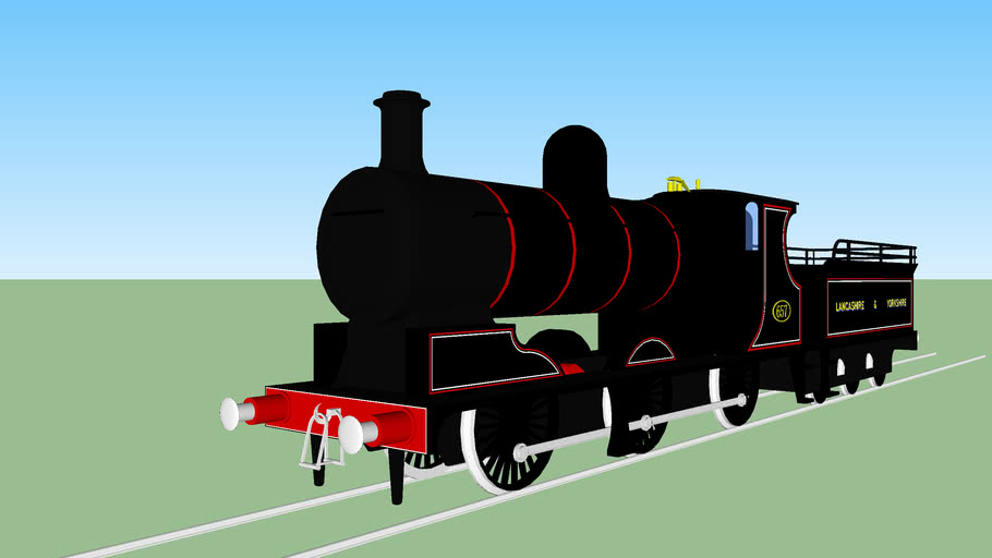 Lancashire and Yorkshire Railway No. 657 | 3D Warehouse