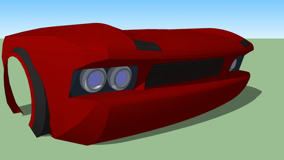 mustang concept car step 1 | 3D Warehouse