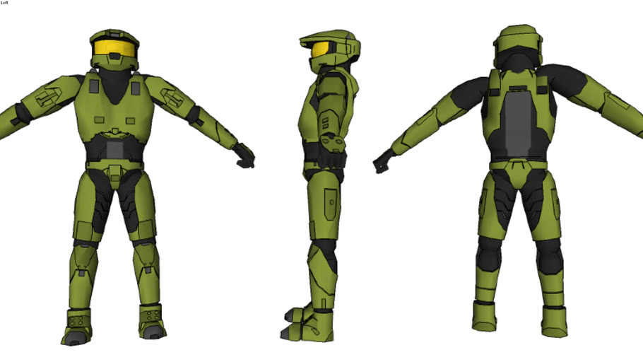 master chief blueprints | 3D Warehouse