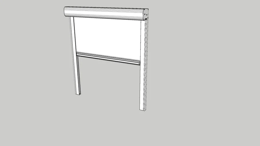 Vertical ZipLine 110 quadrado VS2110 - guia ZipLine Normal | 3D Warehouse