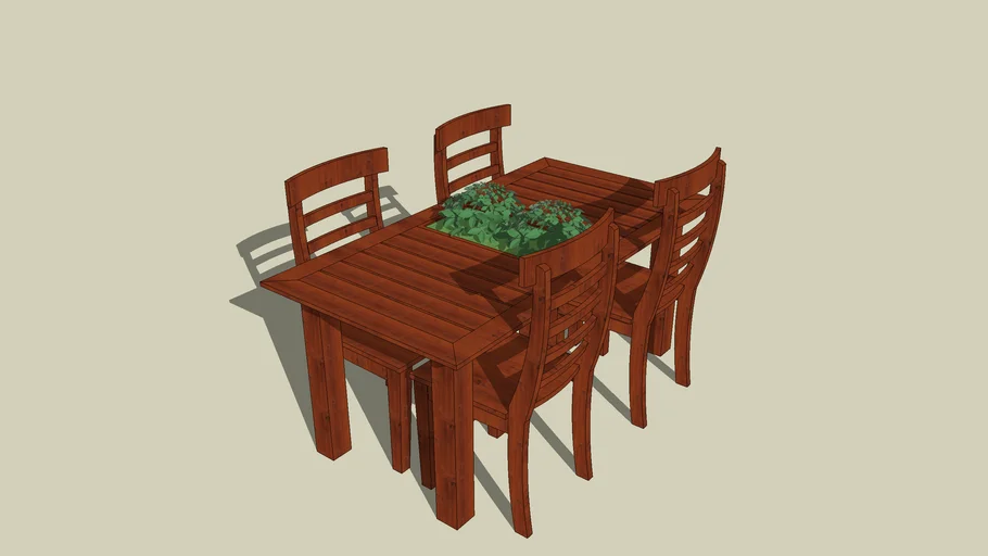 table & chair | 3D Warehouse