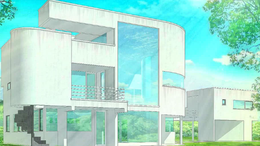 Richard Meier Saltzman House | 3D Warehouse