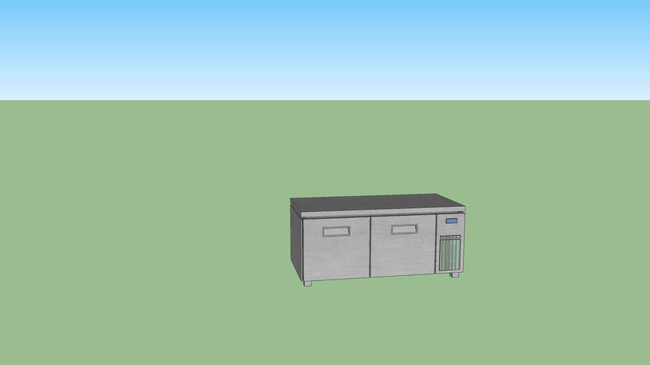 Undercounter Chiller base 2 Drawers | 3D Warehouse