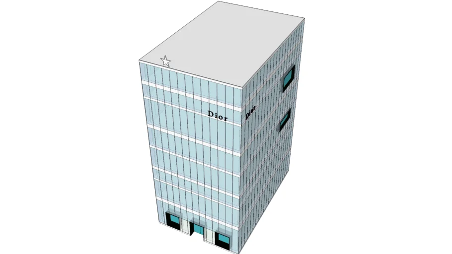 Christian Dior Omotesando Building, Tokyo Japan | 3D Warehouse