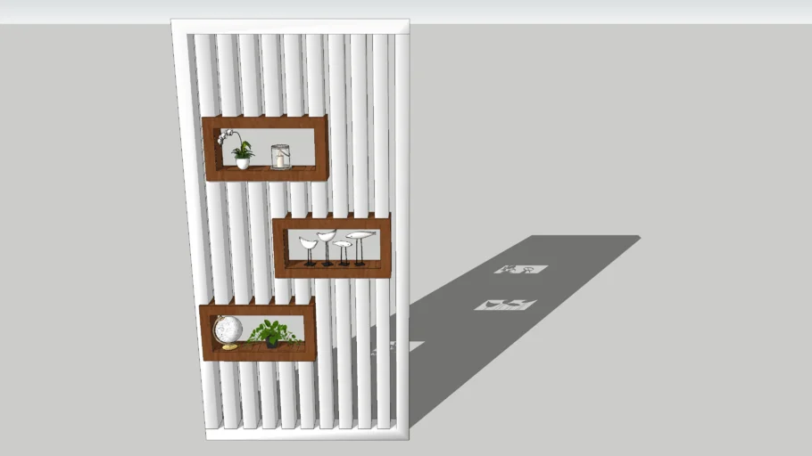 Partisi ruangan, sekat ruangan, partition. | 3D Warehouse