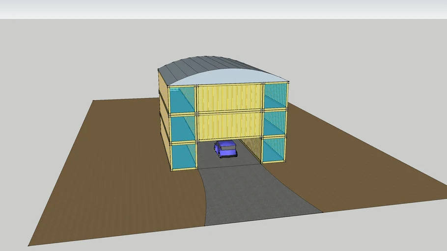 Container Home | 3D Warehouse