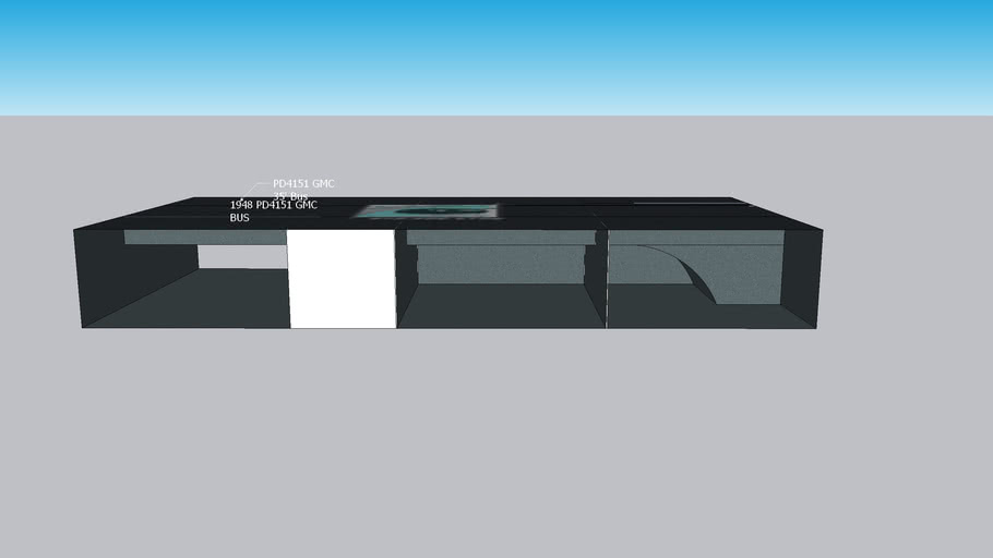 1948 PD4151 PD3751 Bus Storage Bay Layout | 3D Warehouse