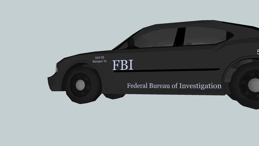 FBI Car | 3D Warehouse