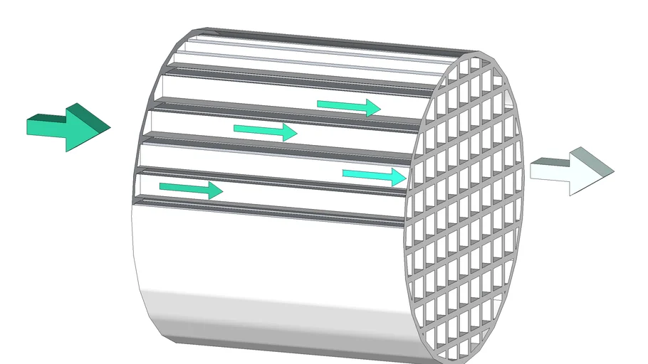 DOC Diesel Oxidation catalyst | 3D Warehouse