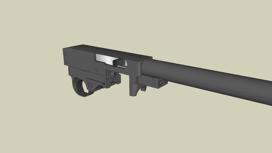 Ruger 10/22 Barreled Action | 3D Warehouse