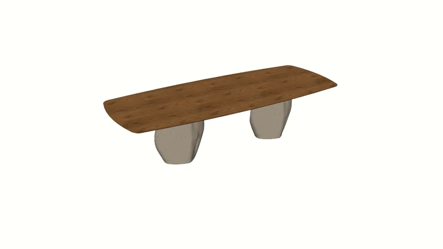 Mesa de Jantar Retangular Monique | 3D Warehouse