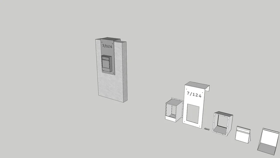 Post box | 3D Warehouse