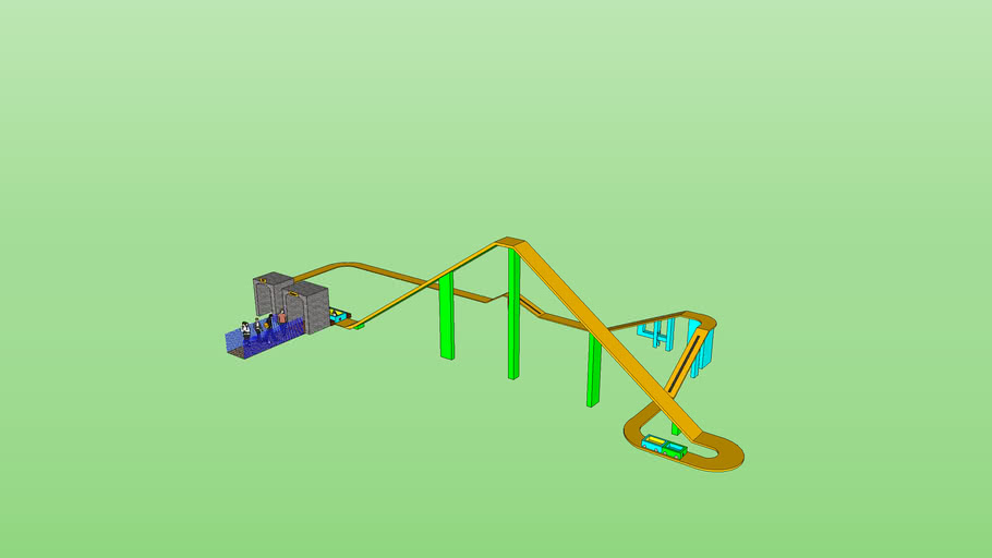 Easy Maker Roller Coaster | 3D Warehouse