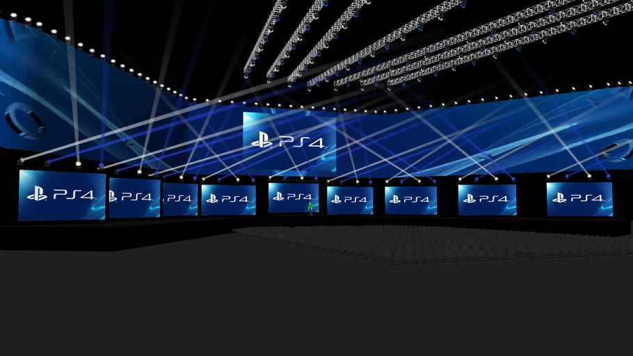 E3 2013 Playstation 4 Presentation Stage | 3D Warehouse