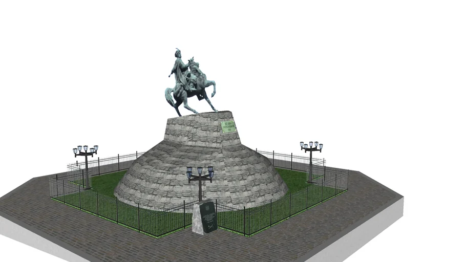 Khmelnitskiy Monument in Kyiv | 3D Warehouse