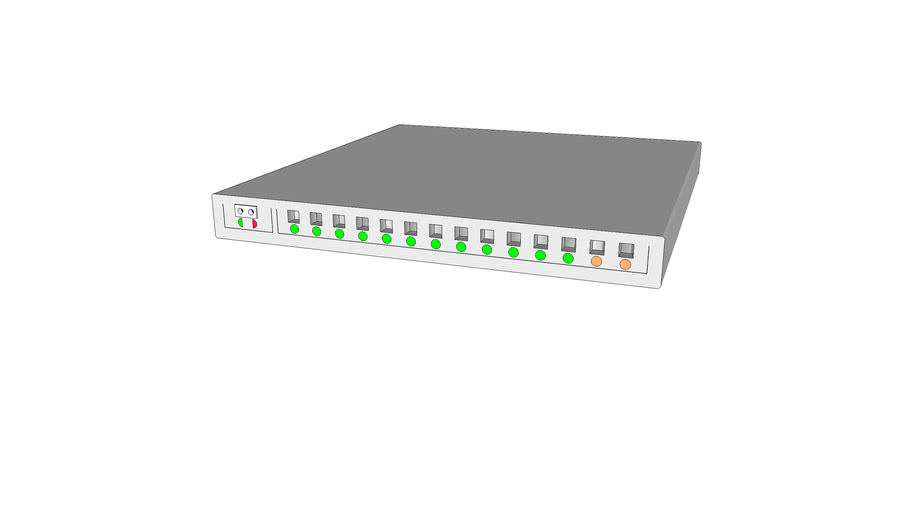 generic ethernet network switch | 3D Warehouse