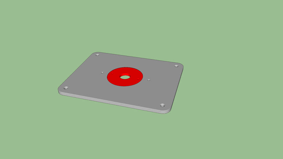 Jessem Style Router Plate | 3D Warehouse