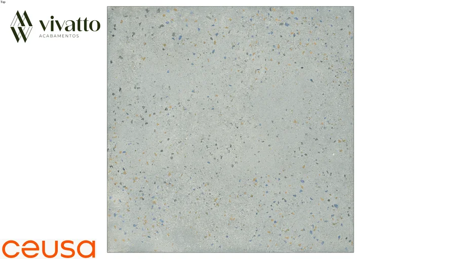 Flakes Bl Nat 120X120cm - Ceusa Porcelanato | 3D Warehouse