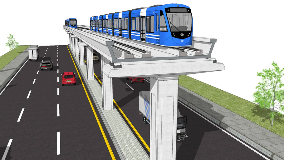 Light Rail Transit | 3D Warehouse