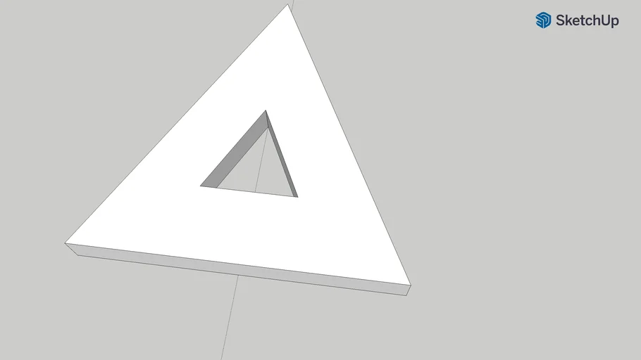 Triangle with hole | 3D Warehouse