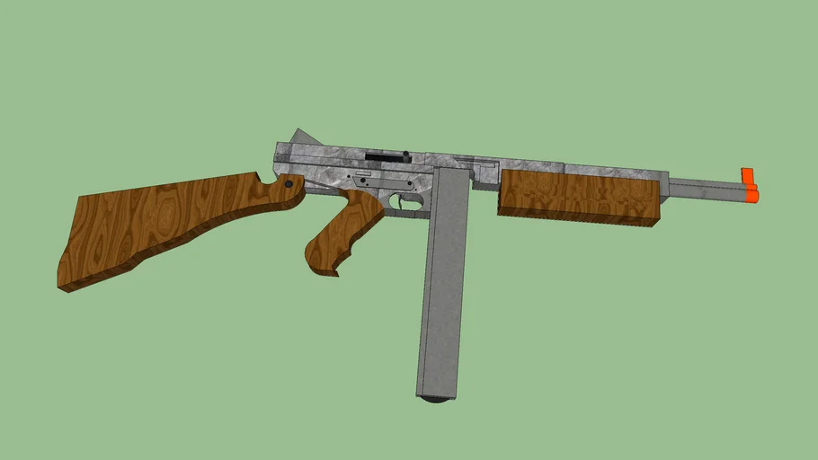 Thompson SMG M4A1 BB GUN / Airsoft gun! | 3D Warehouse