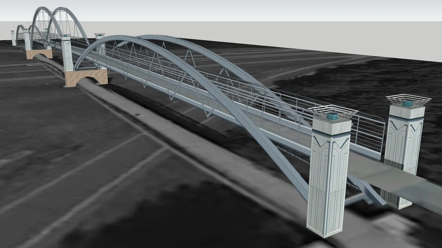 Reedy Creek Pedestrian Bridge | 3D Warehouse