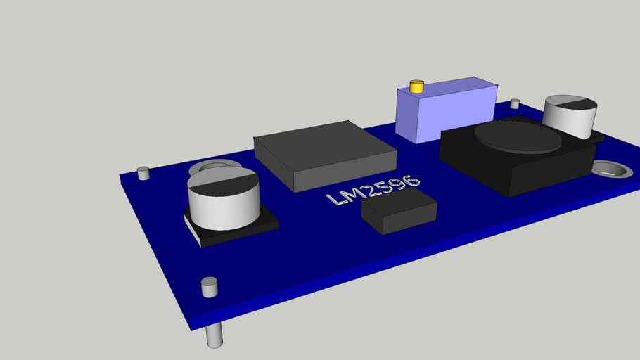 LM2596 - STEPDOWN MODULE | 3D Warehouse