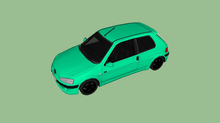Peugeot 106 Quicksilver | 3D Warehouse