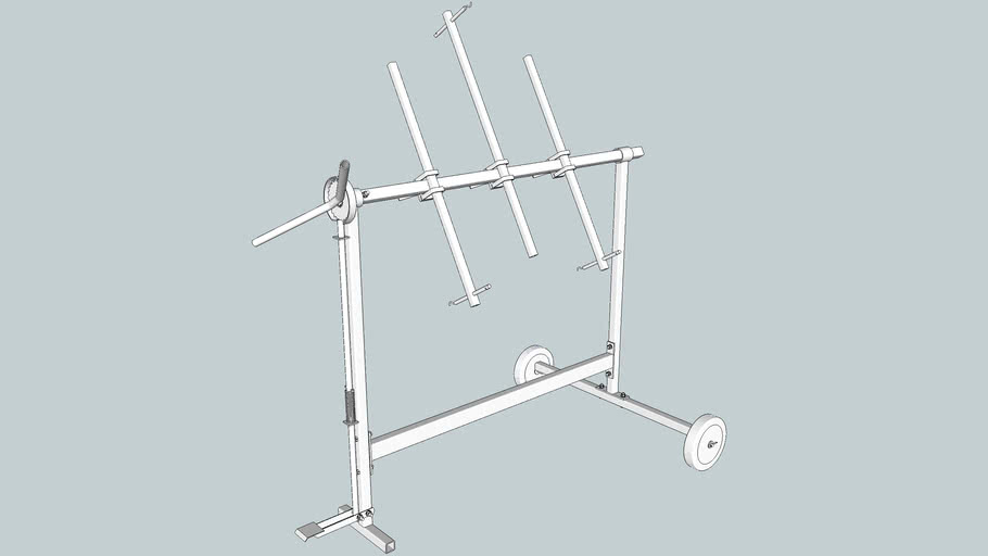 Rotating Paint Stand | 3D Warehouse
