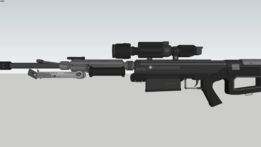 SRS99D-S2 AM Sniper Rifle Custom | 3D Warehouse