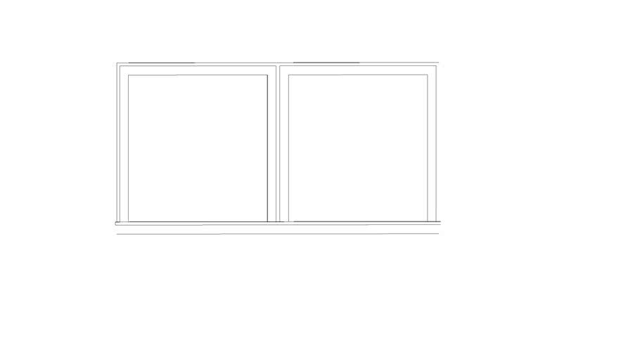 Double Window Casing | 3D Warehouse