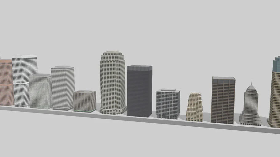 High rise and mid rise skyscraper#1 | 3D Warehouse