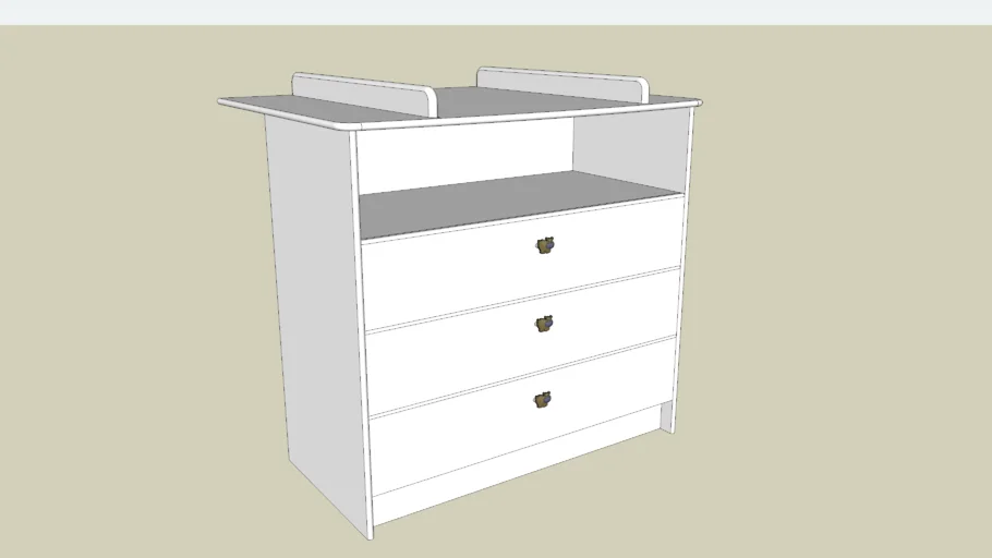 Table à langer | 3D Warehouse