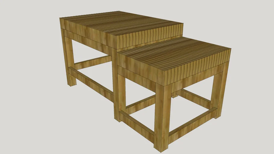Dimensional Lumber Split Level Workbench | 3D Warehouse