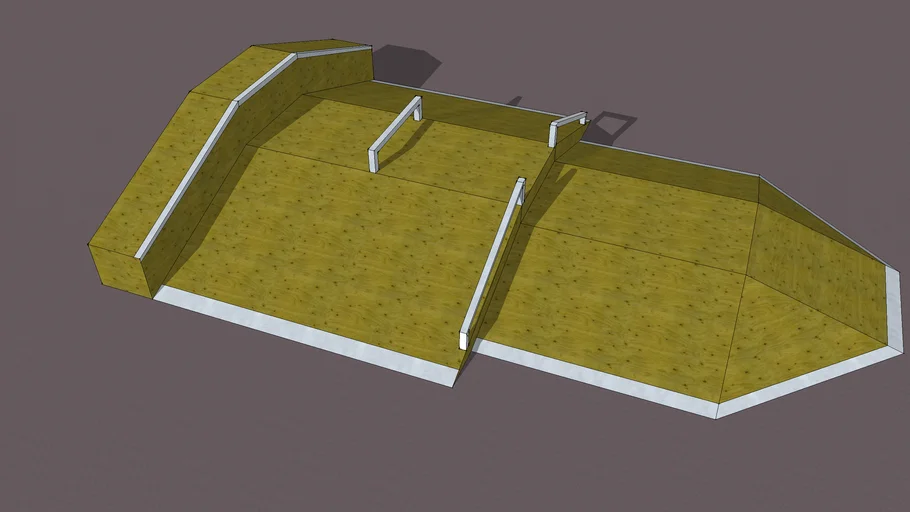 Skateboard Funbox | 3D Warehouse