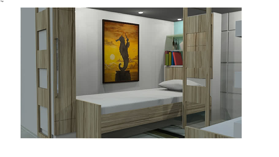 render de um quarto | 3D Warehouse