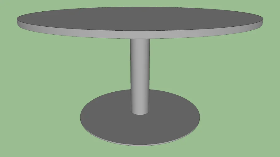 30' High, 60'x60', Round Onesima Table, Laminate Overlay with Ply Edge ...